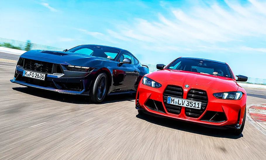 BMW M4 vs. Ford Mustang: Power-Coupés im Test-Duell