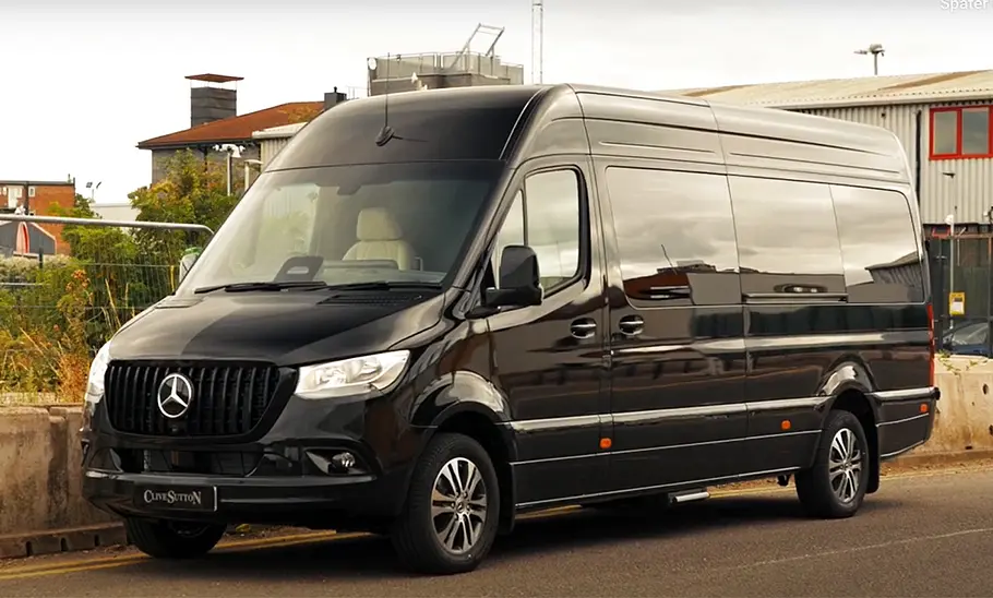 Luxus-Oase von Clive Suttons: Mercedes Sprinter auf Maybach-Niveau