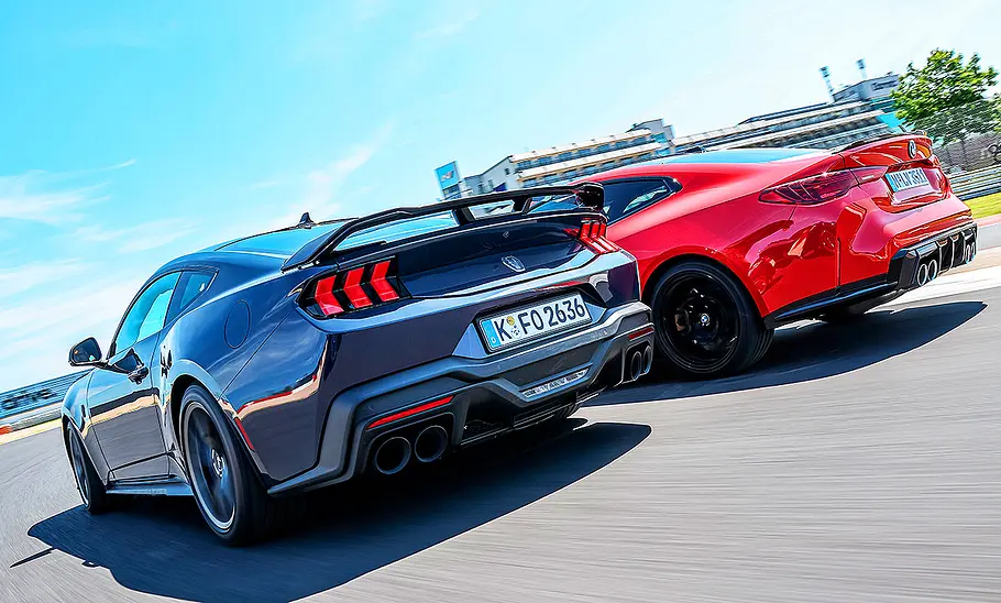 BMW M4 vs. Ford Mustang: Power-Coupés im Test-Duell