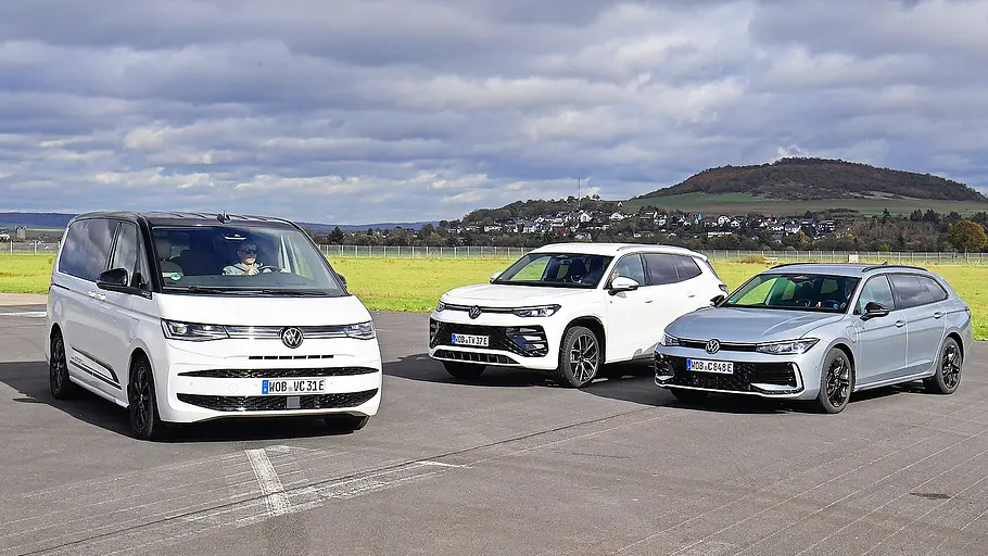 Multivan, Passat & Tayron: VW-Familienautos im Vergleichstest