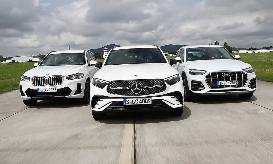 Audi Q5/BMW X3/Mercedes GLC: Vergleichstest