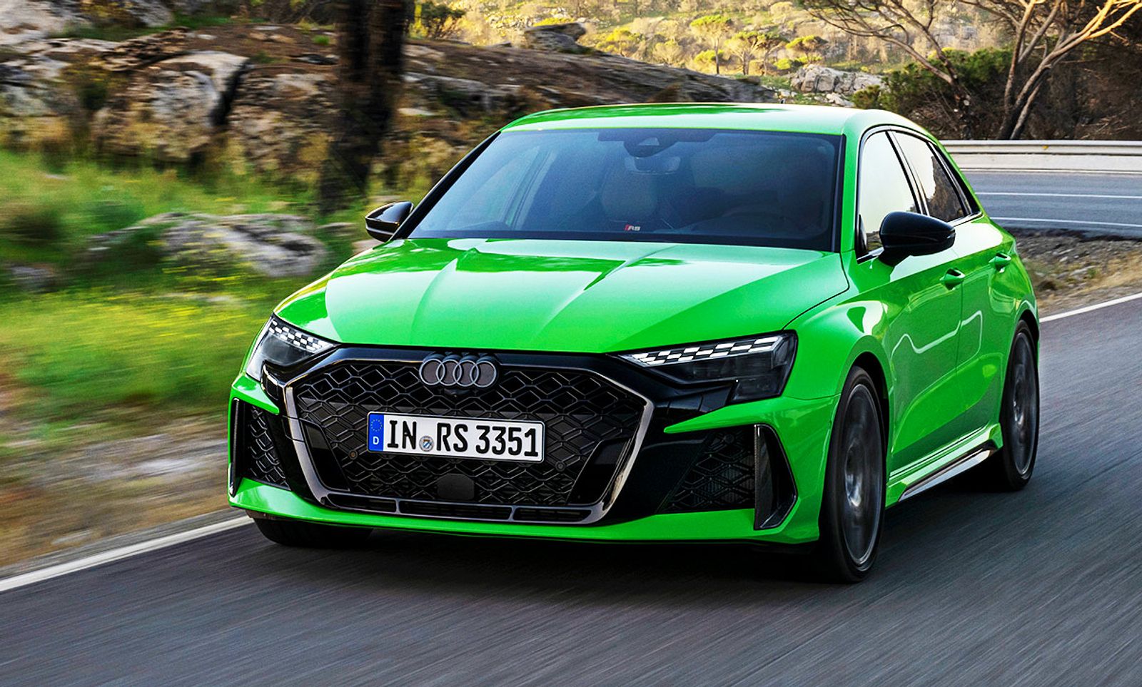 Audi RS 3 Facelift (2024): Erste Testfahrt im 5-Zylinder-Hot Hatch
