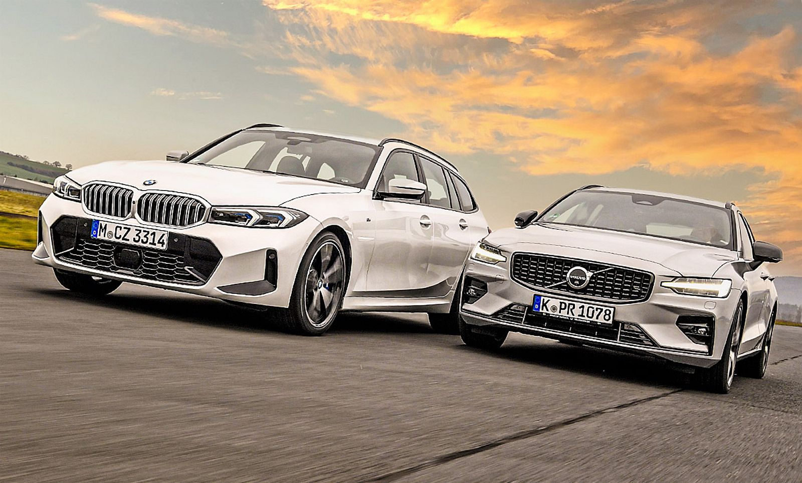 BMW 3er Touring/Volvo V60: Vergleichstest