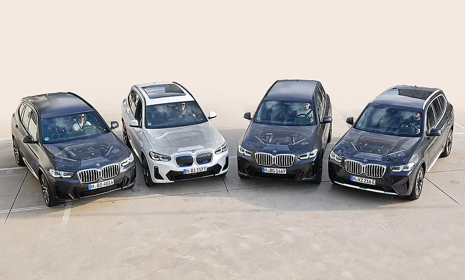 BMW X3 xDrive30i/30d/30e/iX3: Vergleich