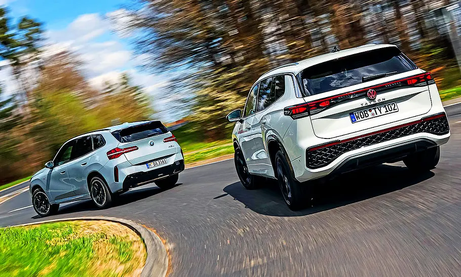 Vergleichstest: Der neue VW Tayron fordert den BMW X3 heraus