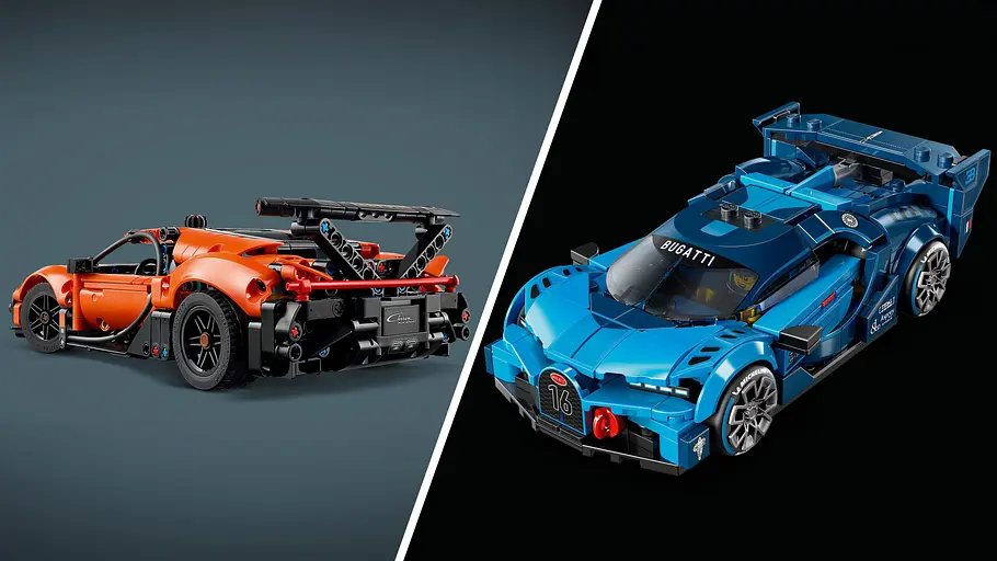 Zwei Bugatti-Neuheiten von Lego: Rasanter Jahresauftakt