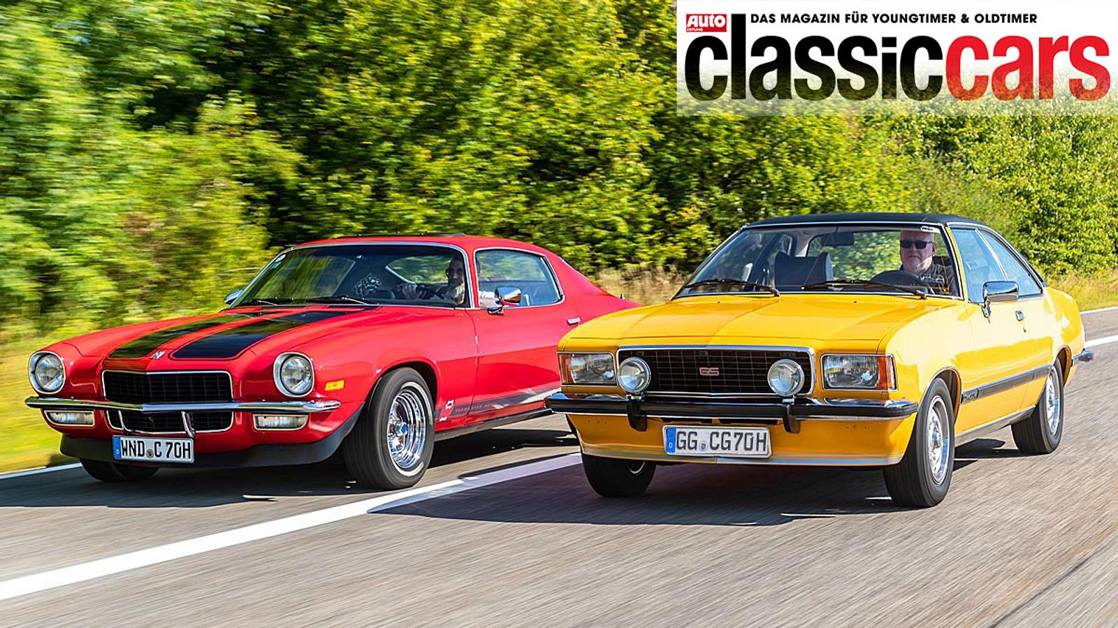 Chevy Camaro vs. Opel Commodore: Muscle-Cars aus USA und D