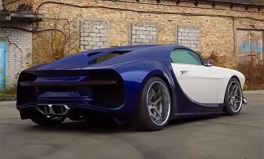 Volgatti: GAZ Wolga trifft BMW 6er und Bugatti Chiron