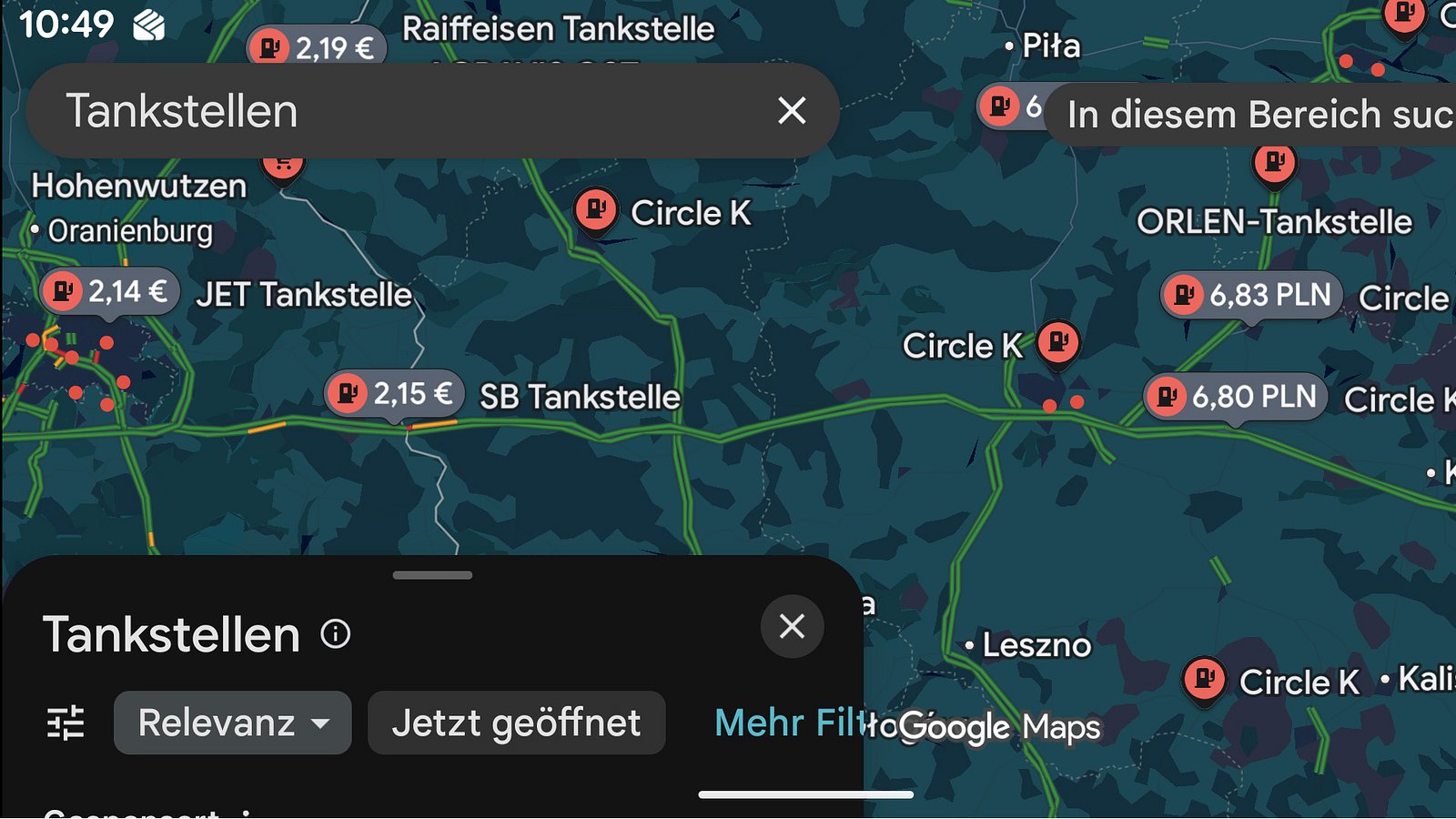 Billiger Tanken Frechennull