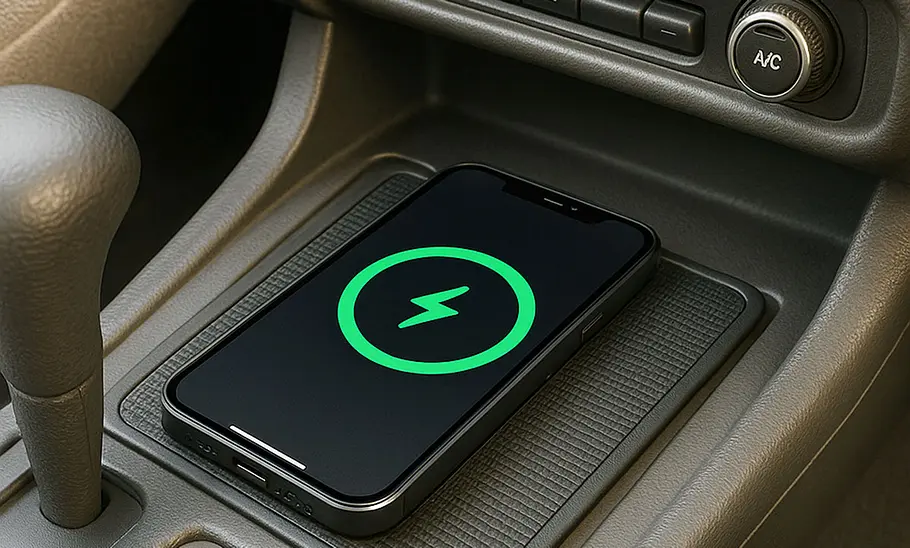 Induktive Ladestation nachrüsten: Kabellos Handy im Auto laden