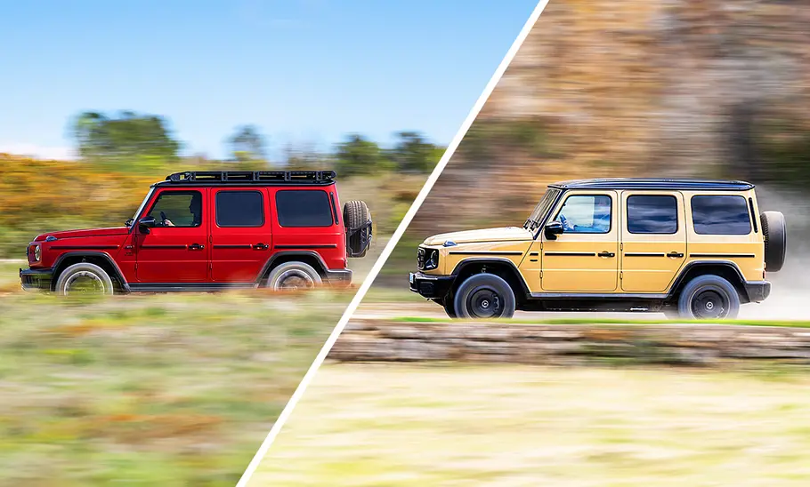 Mercedes G 63 vs. G 580 EQ: Verbrenner & E-Auto im Duell