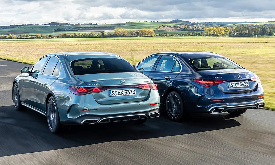 Mercedes C-Klasse/E-Klasse: Vergleichstest