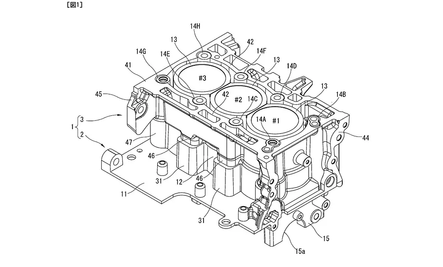 Carbon-Motor von Nissan: Patent