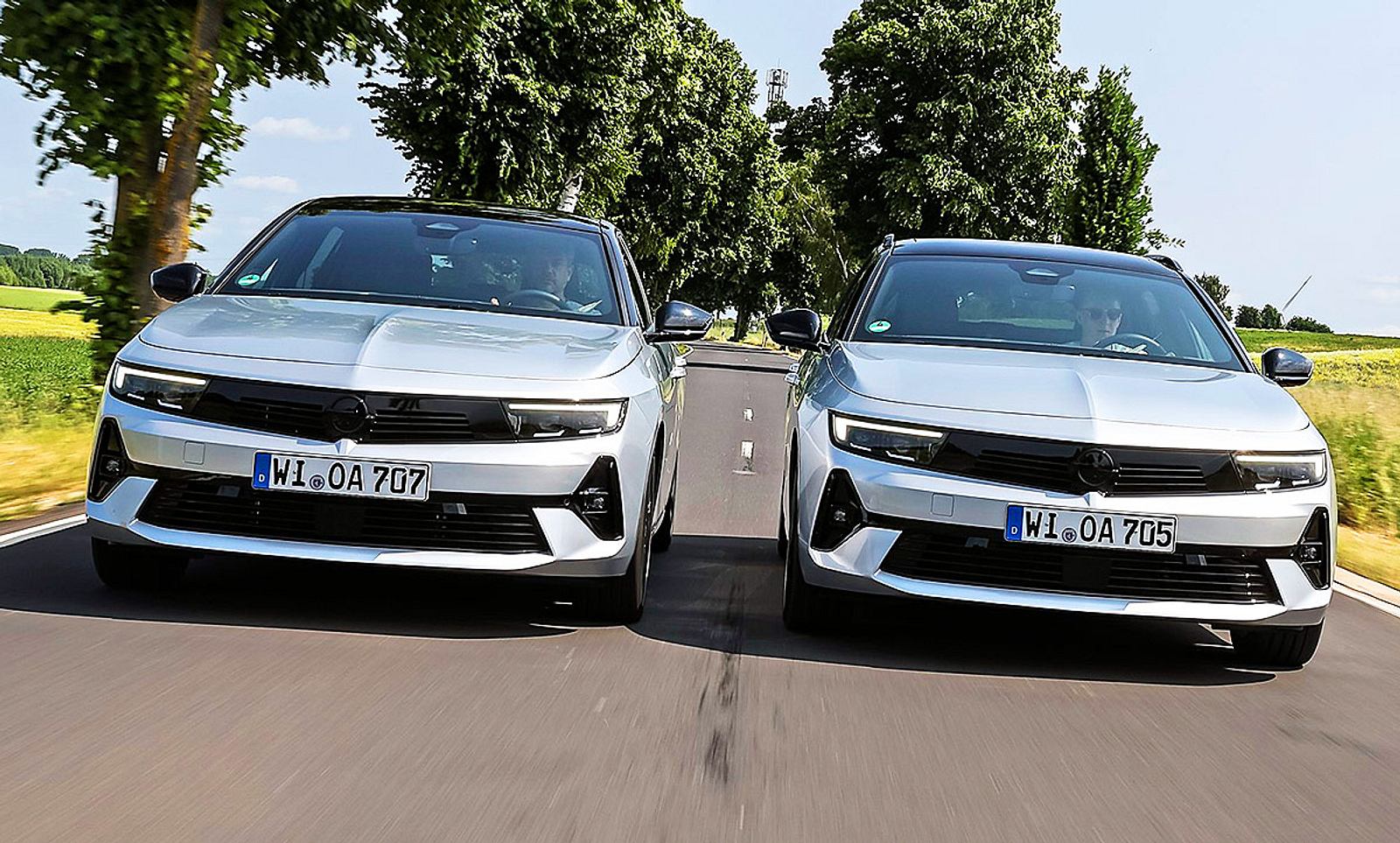 Opel Astra Kombi: Mildhybrid und Diesel im Vergleich