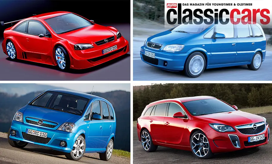 Von Astra bis Zafira: Die acht coolsten Opel OPC!