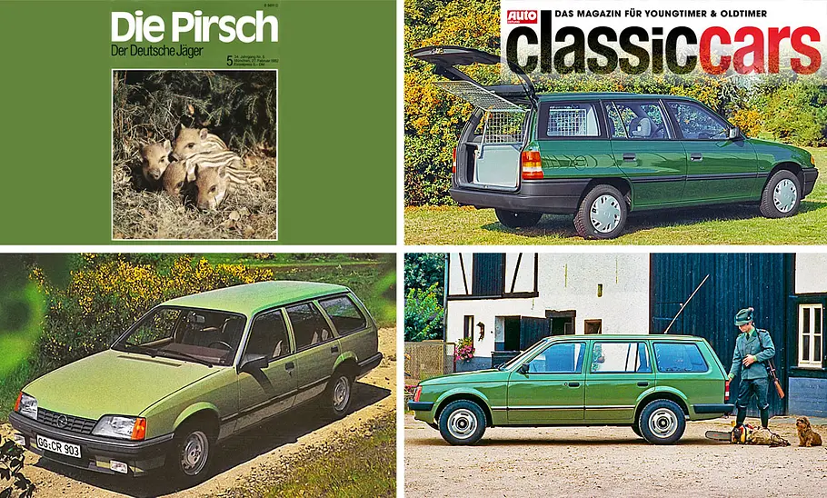 Opel Pirsch-Modelle: Rekord, Kadett und Astra als Offroader