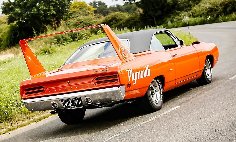 Plymouth Superbird: Hubraum-Gigant mit XXL-Spoiler