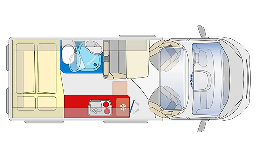 Pössl Summit Prime 600: Fürstliches Heckbett im 6-m-Camper