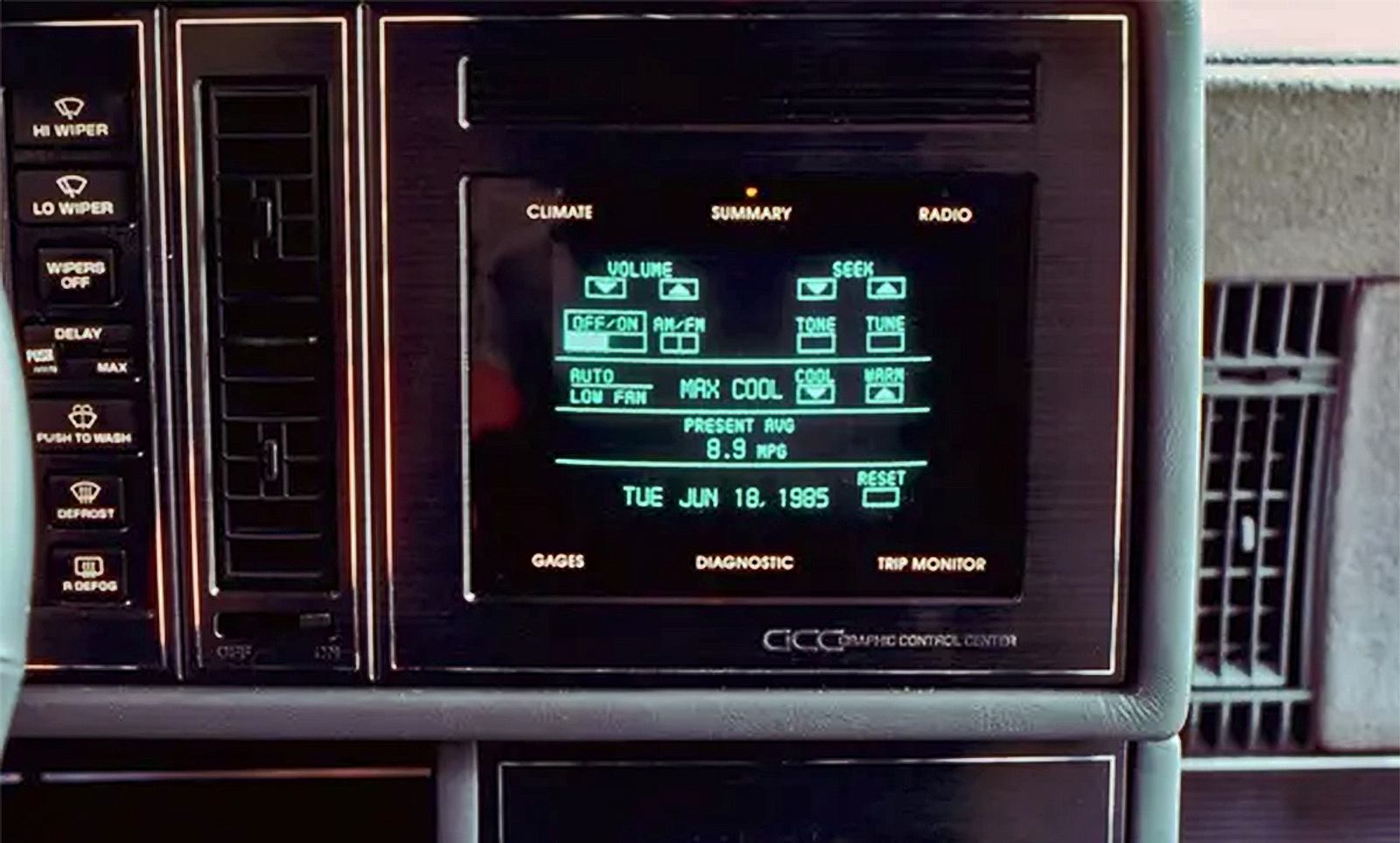 Bedienung im Auto: Erster Touchscreen schon 1986