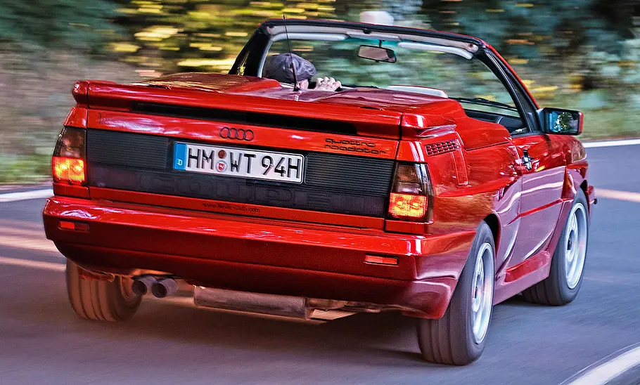 Treser Audi Quattro Roadster: Fahrt in Walter Tresers Privatwagen