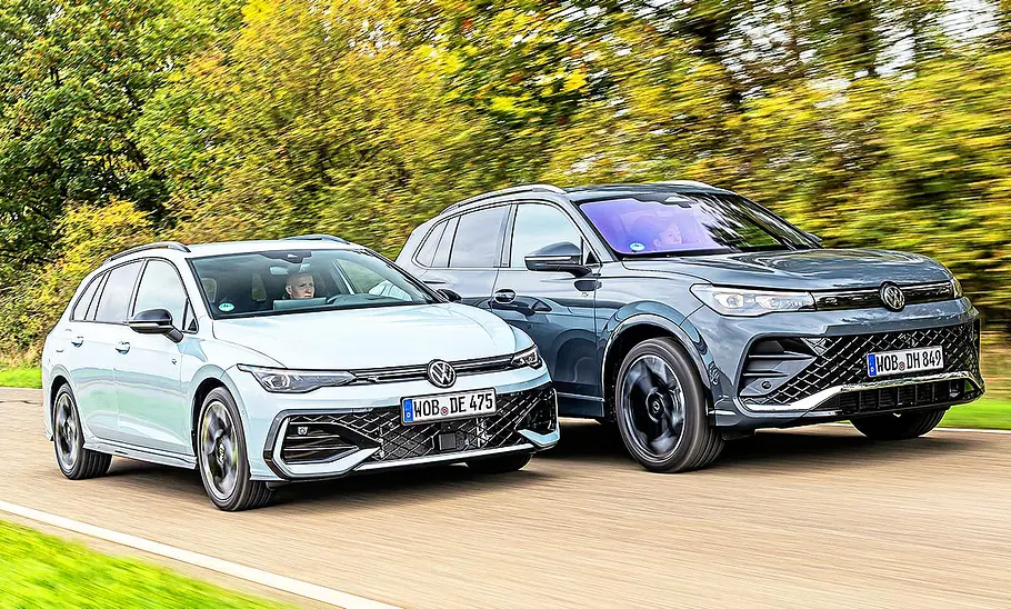 Kombi vs. SUV: VW Golf Variant & VW Tiguan im Vergleichstest