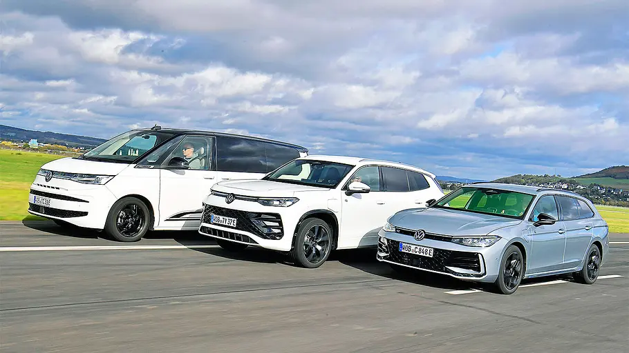 Multivan, Passat & Tayron: VW-Familienautos im Vergleichstest